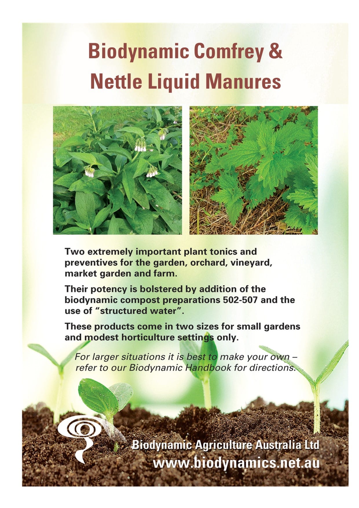 Biodynamic Comfrey & Nettle Liquid Manures ⋆ Biodynamic Agriculture ...